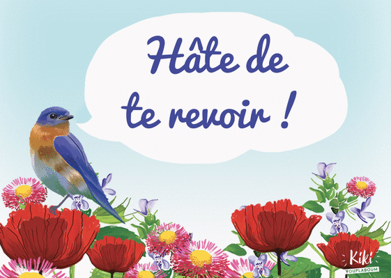 Carte Hâte De Te Revoir Chanté Par Un Oiseau : Envoyer une Carte Pour Dire Bonjour dès 0,99 ...